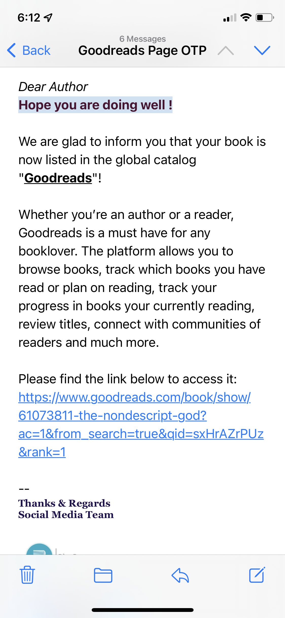 “THE NONDESCRIPT GOD: Abstraction or Paragon?” Is now available on ...