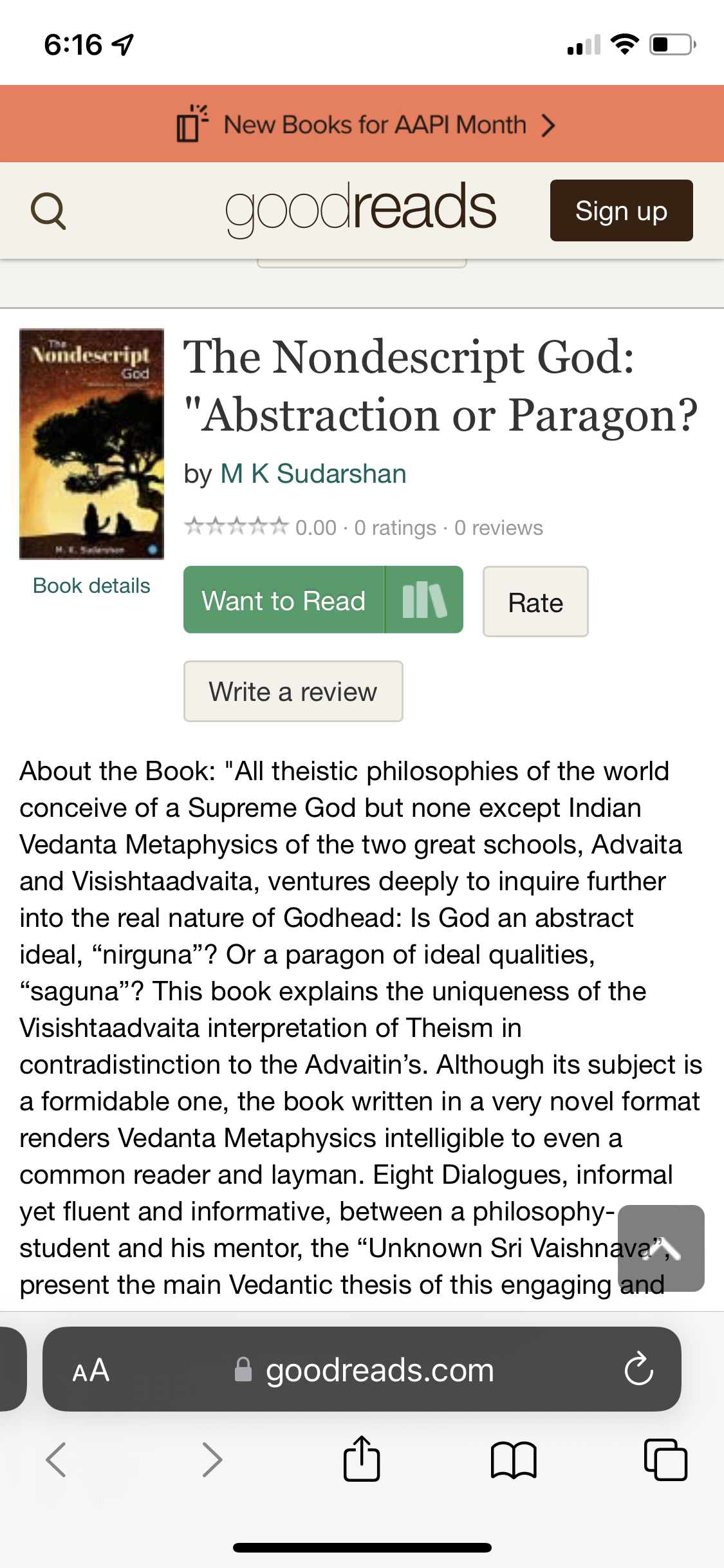 “THE NONDESCRIPT GOD: Abstraction or Paragon?” Is now available on ...