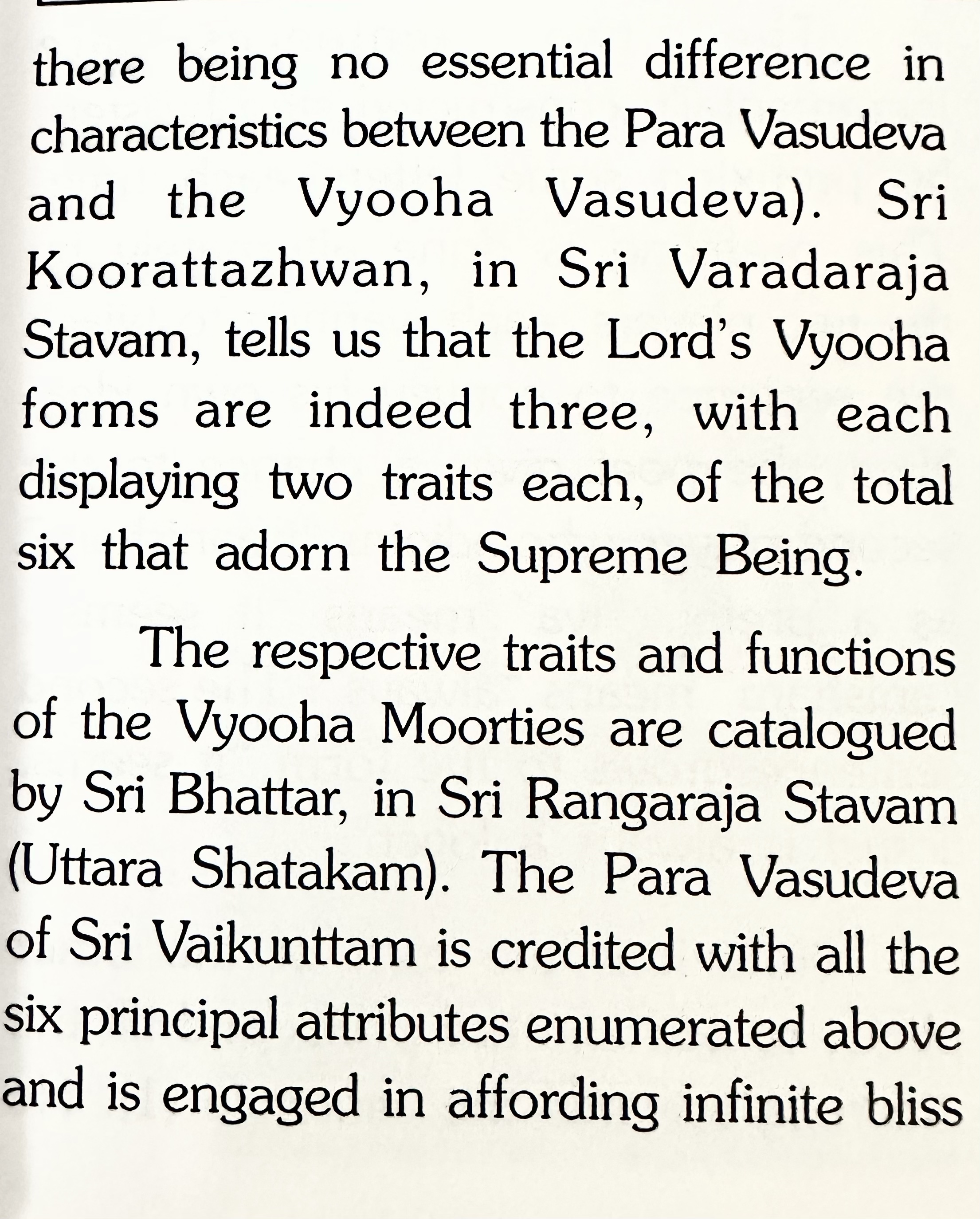 The 4 “vyuhas” of Vishnu explained in one chart – The Unknown Srivaishnava